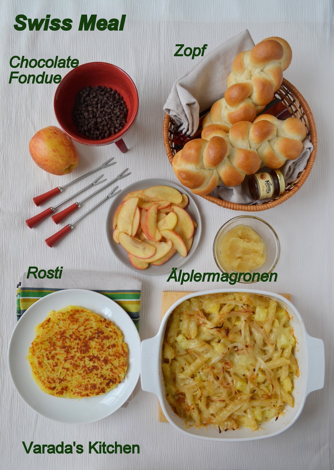 Varada's Kitchen: Swiss Meal