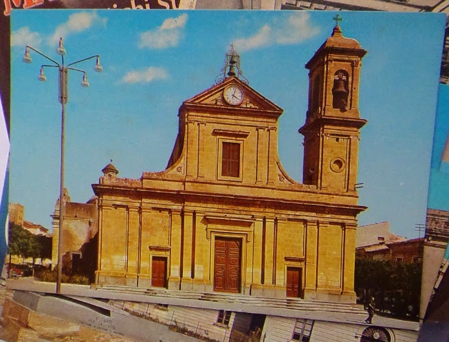 CULTURA FILATELICA: Cartolina di Santa Croce Camerina (Rg) con Chiesa Madre