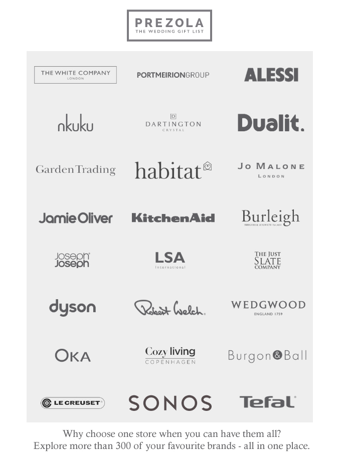 Creating The Perfect Wedding Gift List