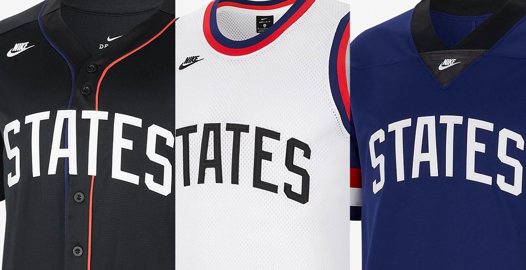 Nike U.S. Soccer 2020 Baseball, Basketball & American Football Jerseys ...
