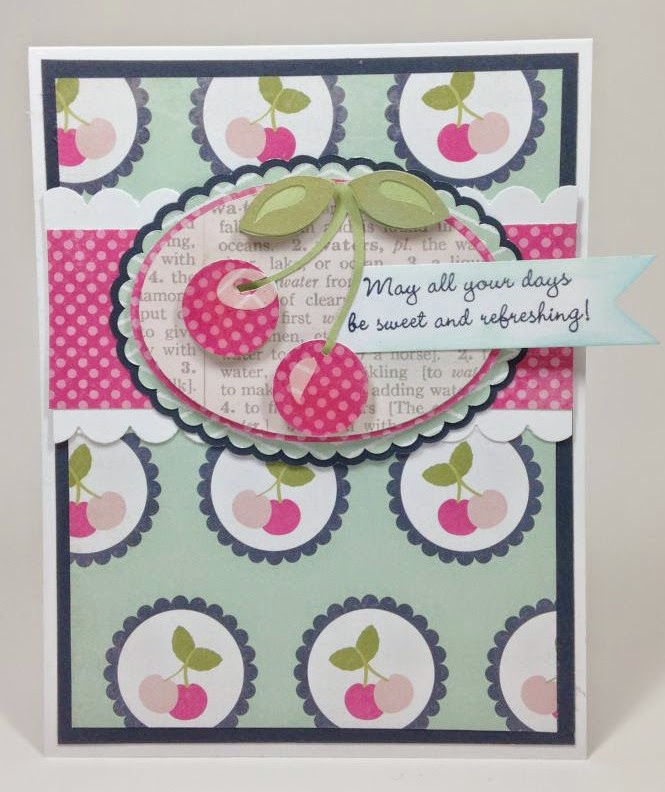 Courtney Lane Designs: Sweet Cherry card