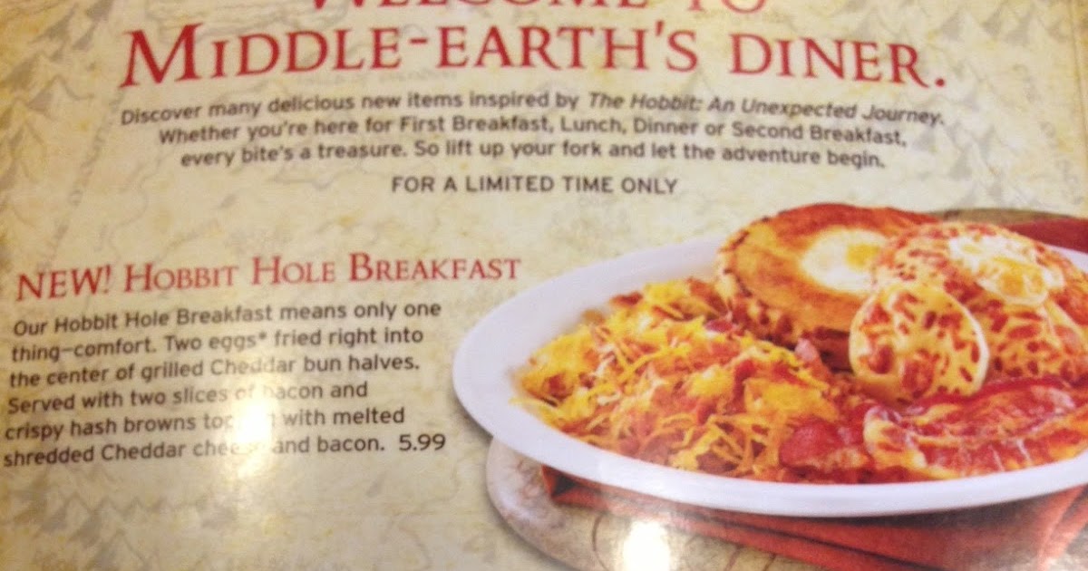 Denny's Unveils Its Hobbit-themed Menu | angloyankophile
