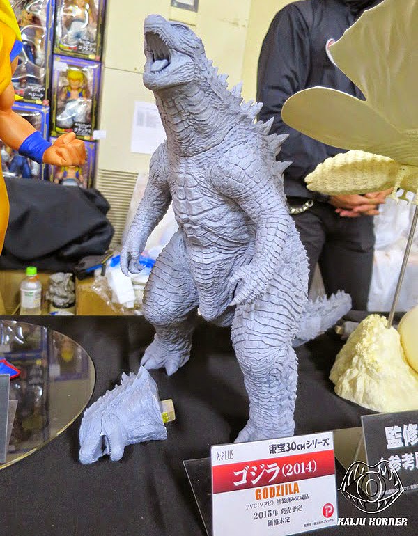 The Kaiju Planet: New Pics of X-Plus 30cm Godzilla 2014 & 25cm Mothra 1964