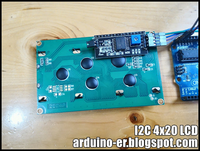 Arduino-er: I2C 4x20 LCD, test on Arduino Uno using LiquidCrystal_I2C ...