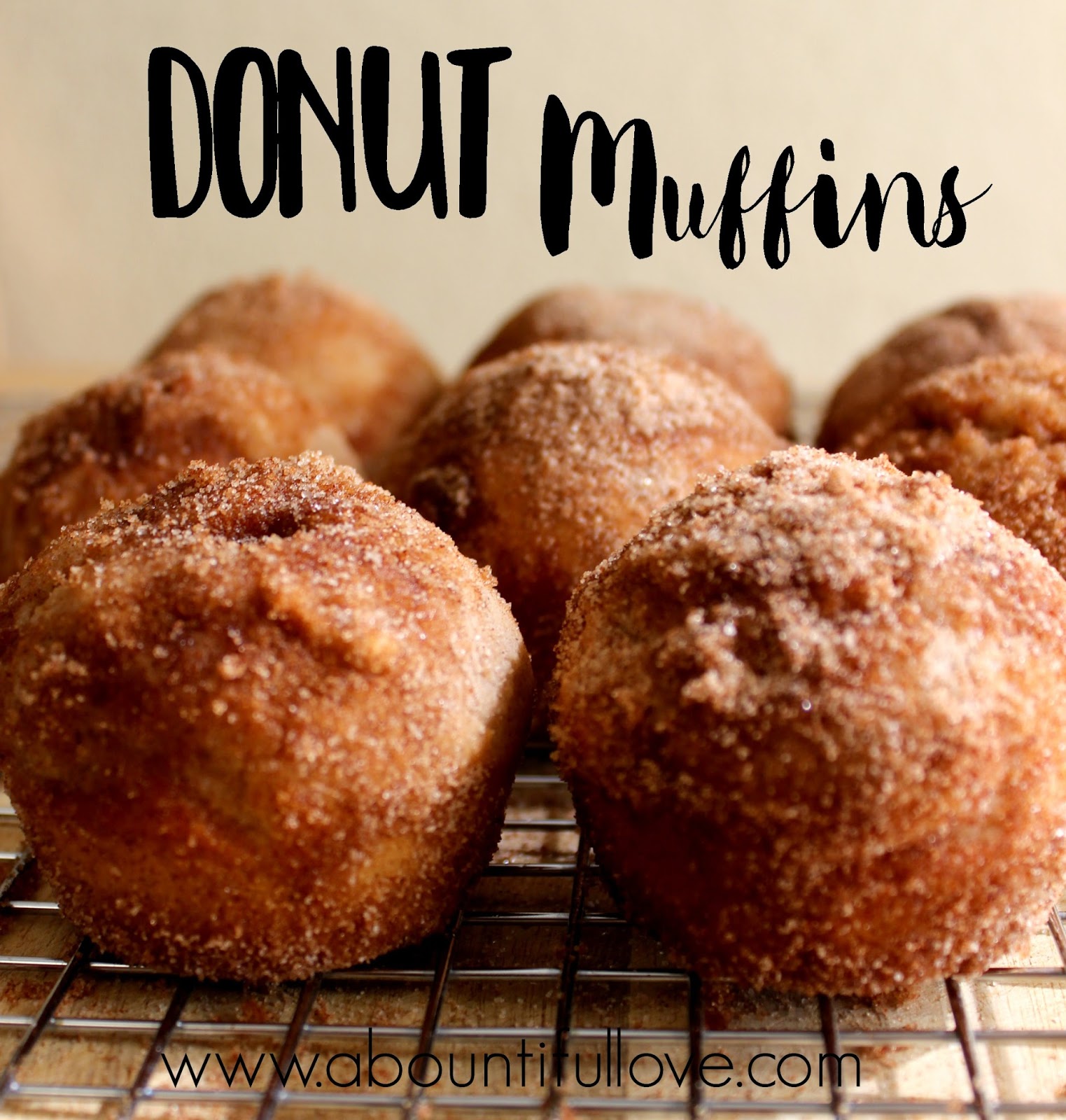 12 Days of Christmas yummies and treats : Donut Muffins - A Bountiful Love