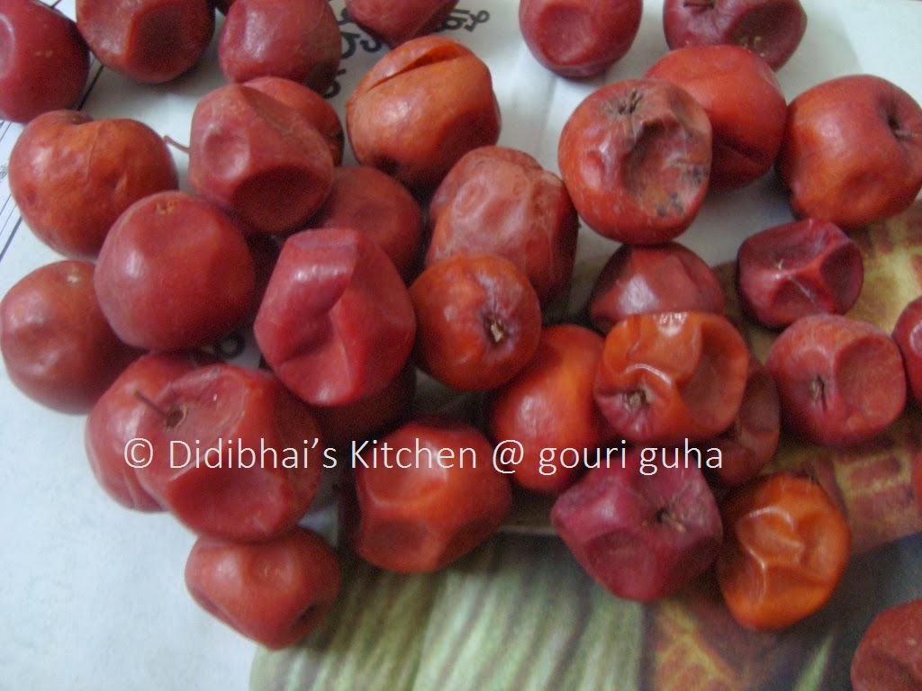 Didibhai’s Kitchen: Misti Kuler Achaar/Sweet Pickle of Indian Berries ...