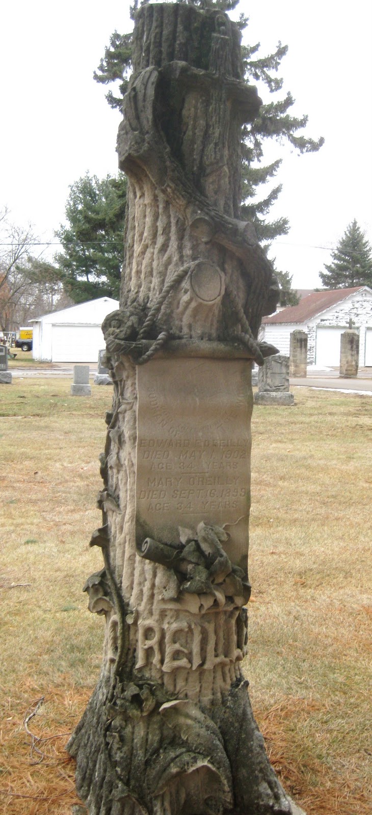 Detritus of Empire: Tree shaped tombstones. A minor mystery.
