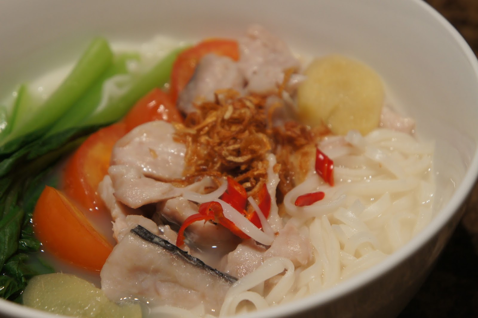 Say My Kitchen: XO Sliced Fish Soup with Rice Noodle (XO鱼片米粉汤)
