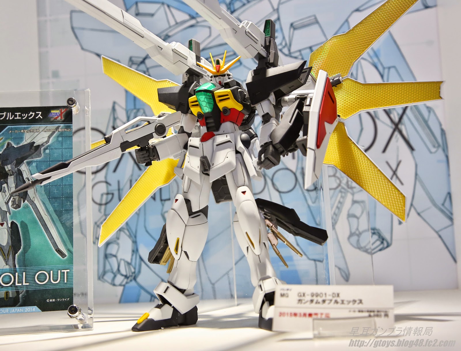 GUNDAM GUY: MG 1/100 Gundam Double X - On Display @ Gunpla Expo World ...