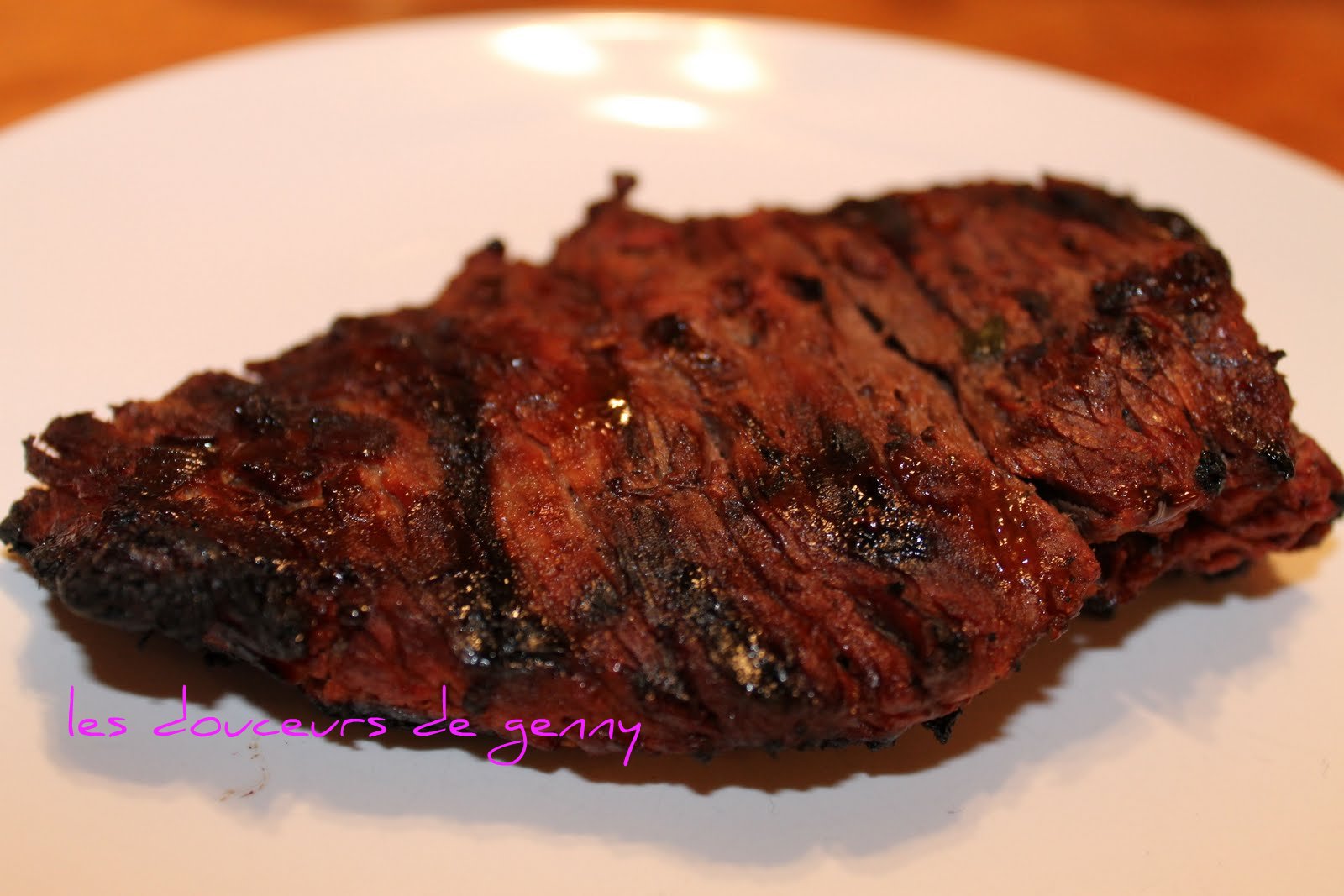 Les douceurs de genny: BAVETTE DE BŒUF SOYA ET OIGNONS VERTS