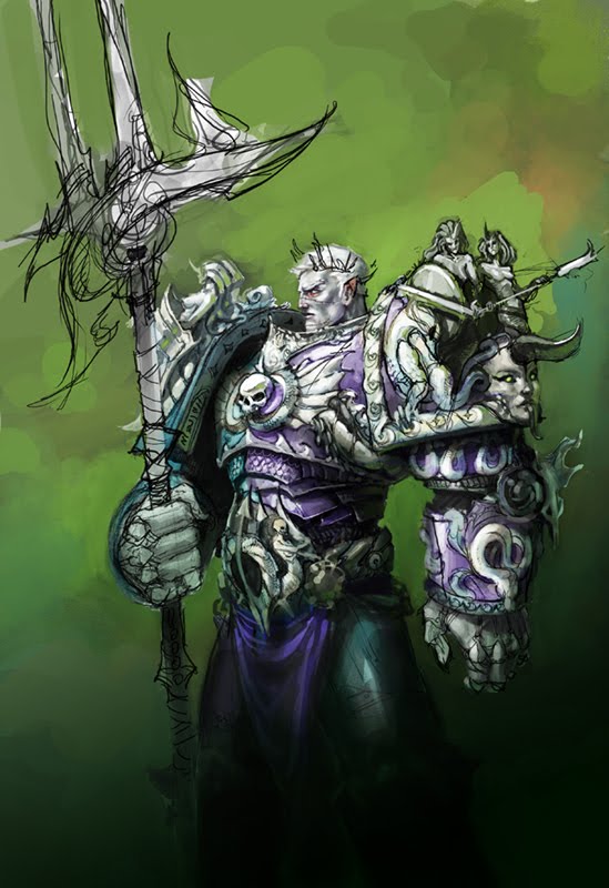 The XIth Primarch: sketch to final