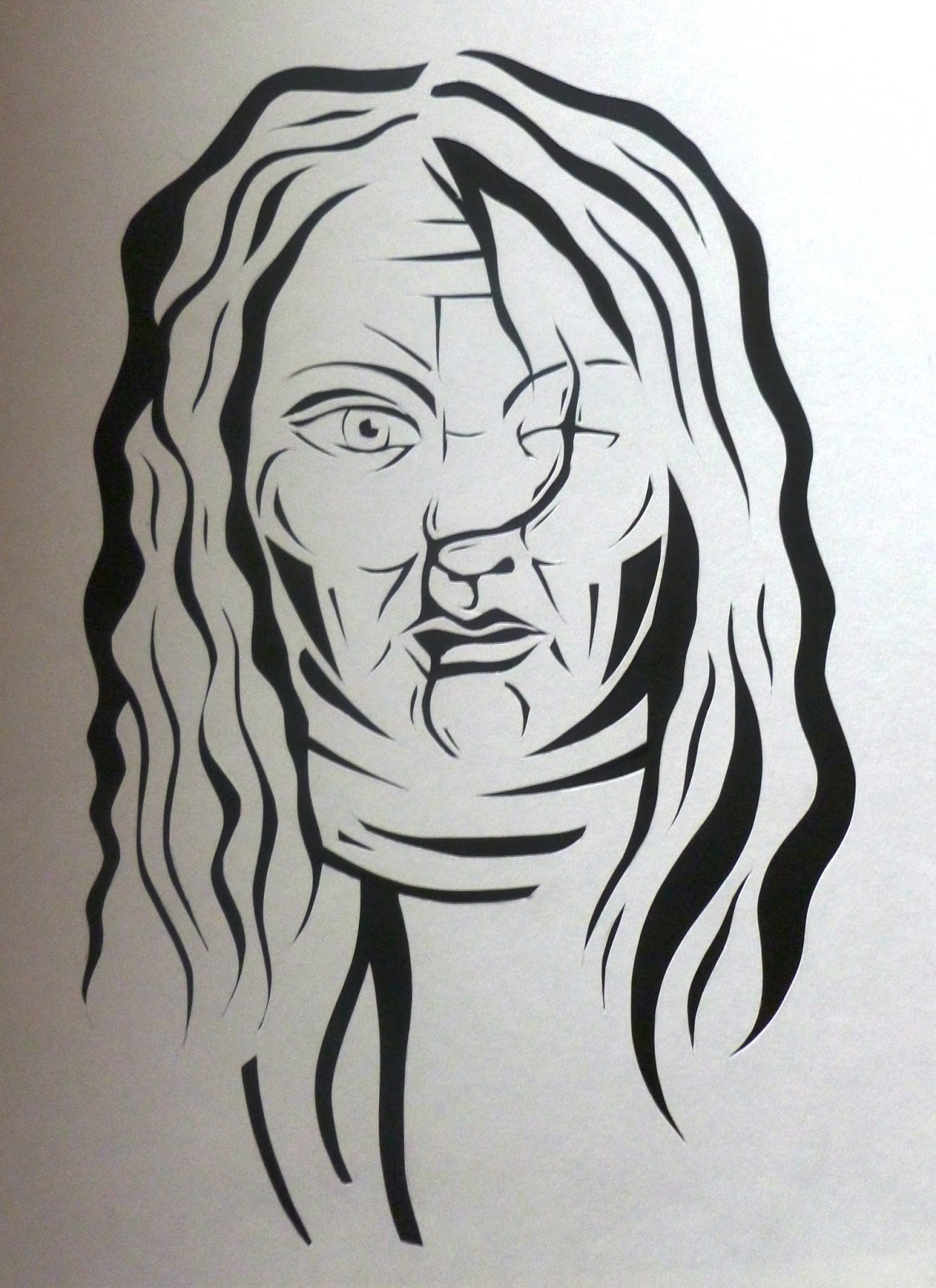 Carrie Jones Illustration: Hester Shaw - Mortal Engines