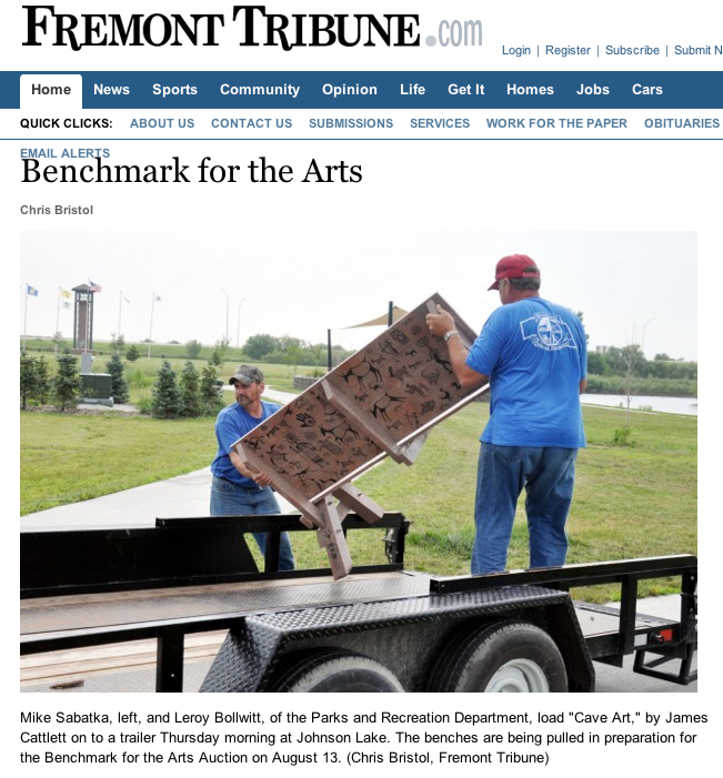 The Art of James Cattlett: PRESS