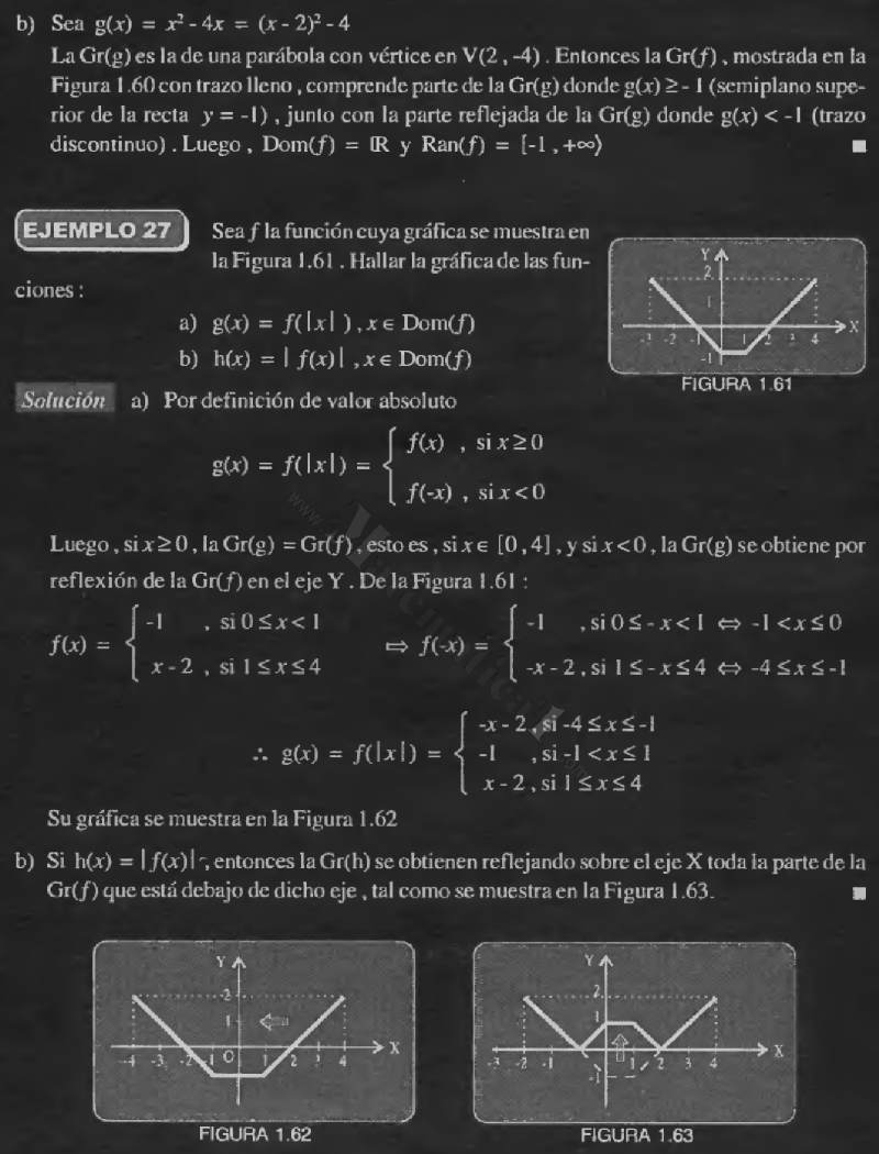FUNCIONES CON VALOR ABSOLUTO EJERCICIOS RESUELTOS