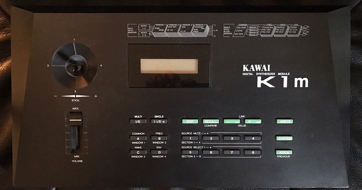 MATRIXSYNTH: Kawai K1m Digital Synthesizer Module