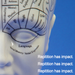 by Richard Becker: Managing Messages: Repetition Works Enough To Fool Us