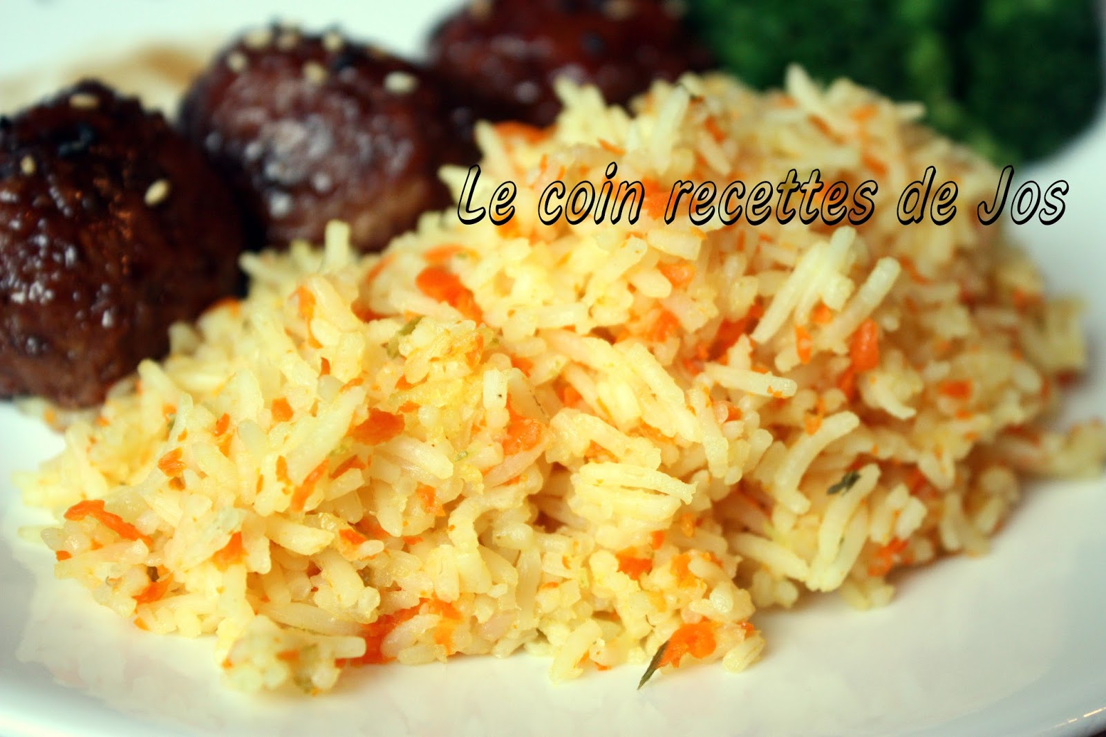 Le coin recettes de Jos: RIZ BASMATI, CAROTTE ET LIME