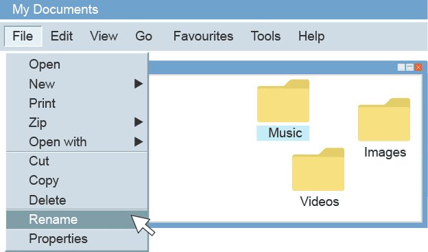 Elemen Pada WIMP interface - Cahaya Iman. NET
