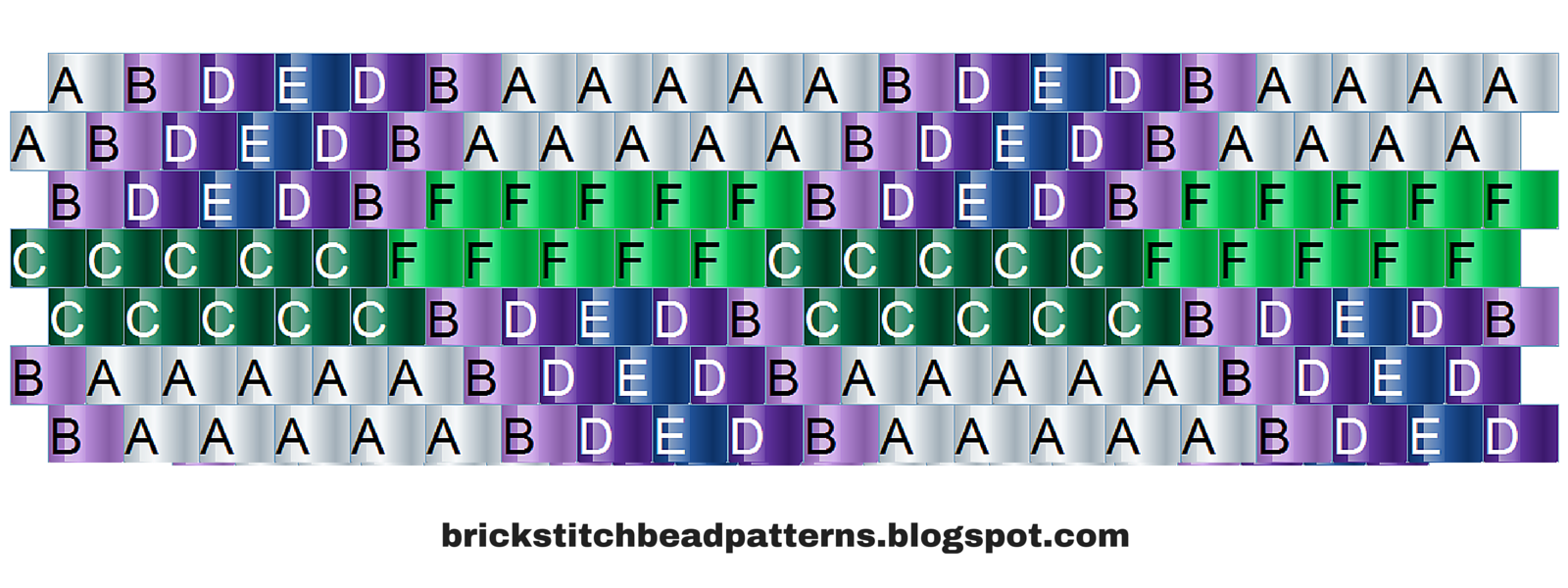 Brick Stitch Bead Patterns Journal: #9 Free Brick Stitch Pony Bead Cuff ...