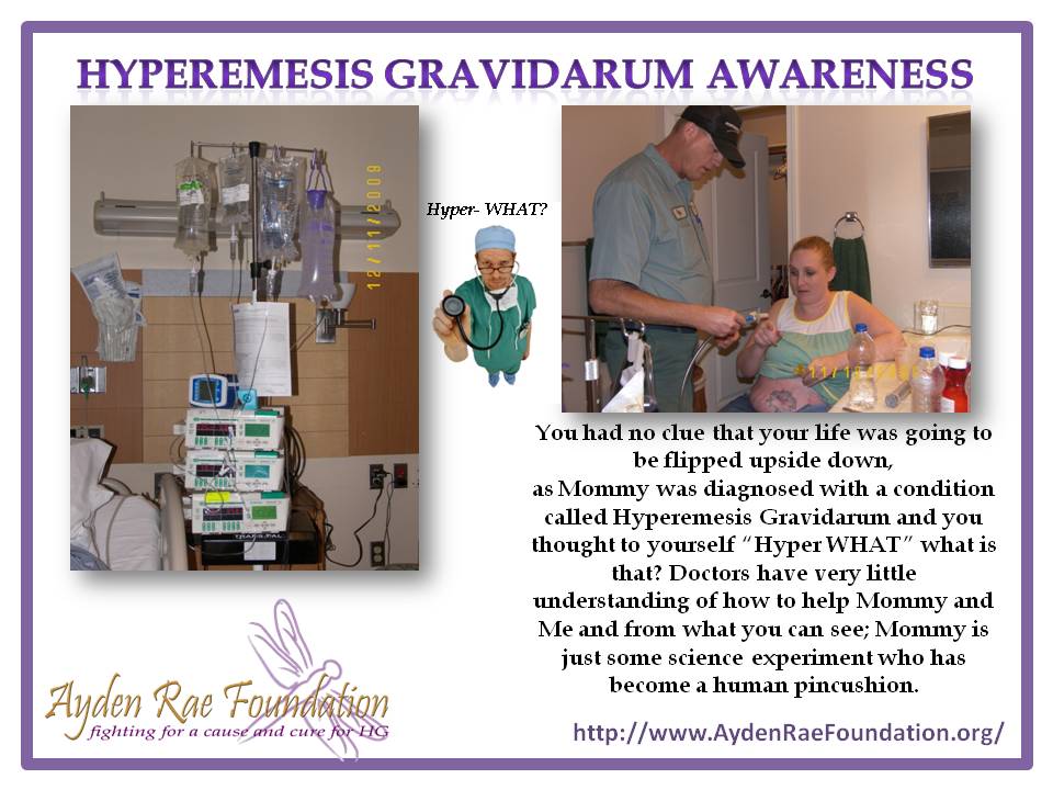 Ayden Rae Foundation: Hyperemesis Gravidarum Awareness Month October!