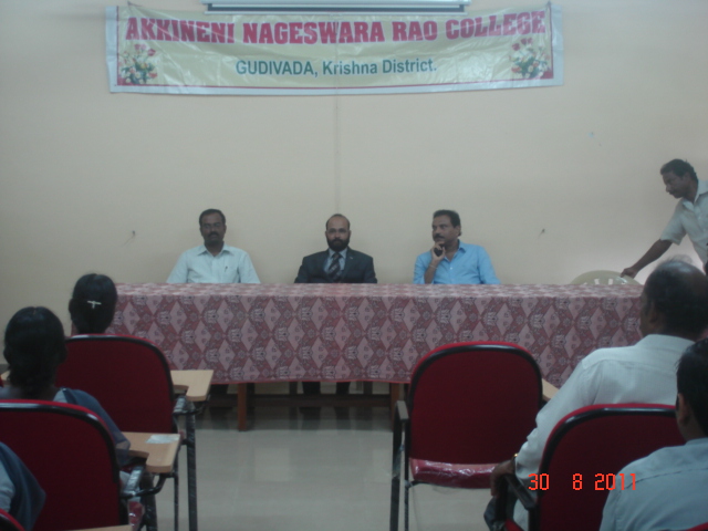 Life Arts Trainer: Trainer Ajith Kumar Chelote at ANR College,Gudivada ...