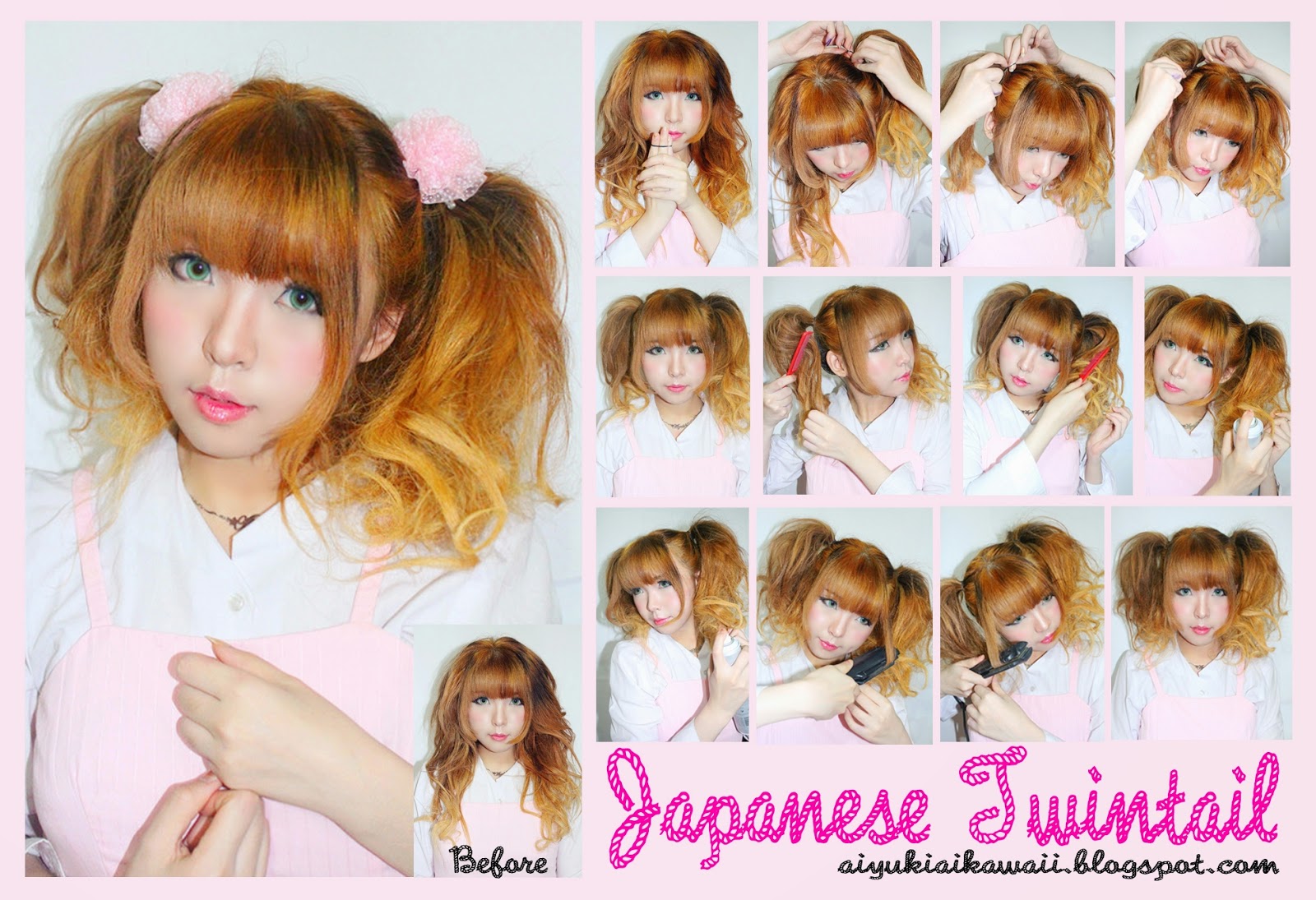Aiyuki Aikawa Life, Beauty & Fashion: Hair Tutorial : Japanese Twintail