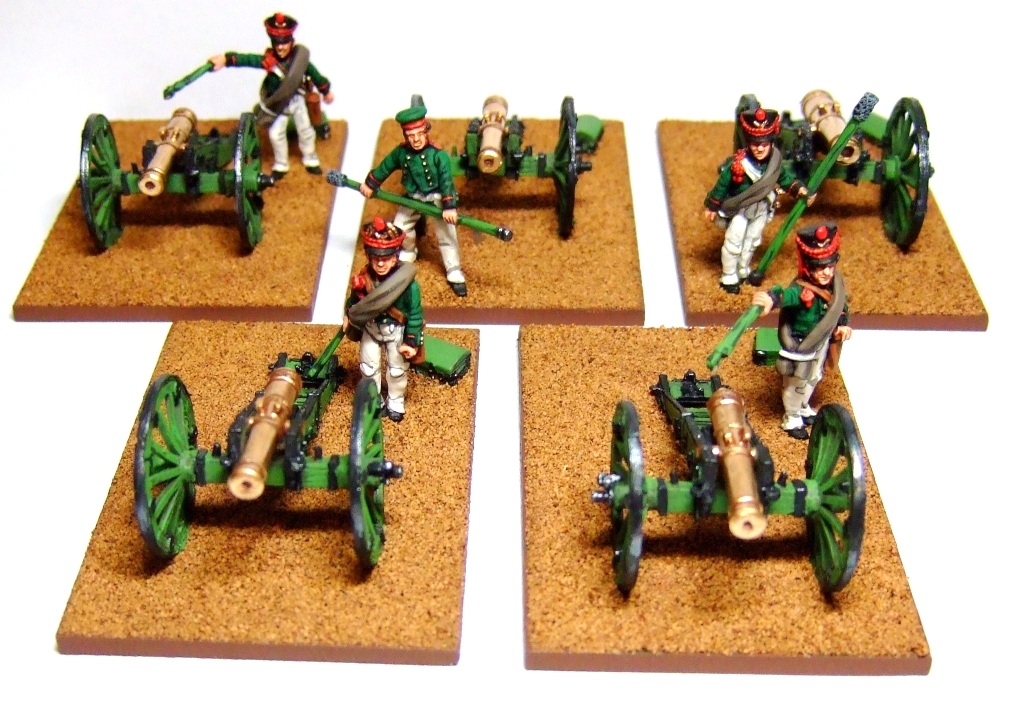 MacPhee's Miniature Men: 28mm 1812 Russian Artillery