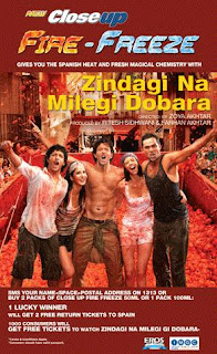 Advertising in Pakistan: New Close up | Fire - Freeze