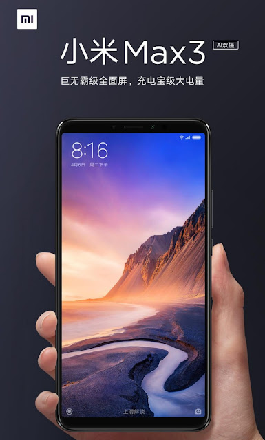 Mi Max 3 The 6.9-inch Phone With 5,500mAh Battery | Tekkaus | Malaysia ...