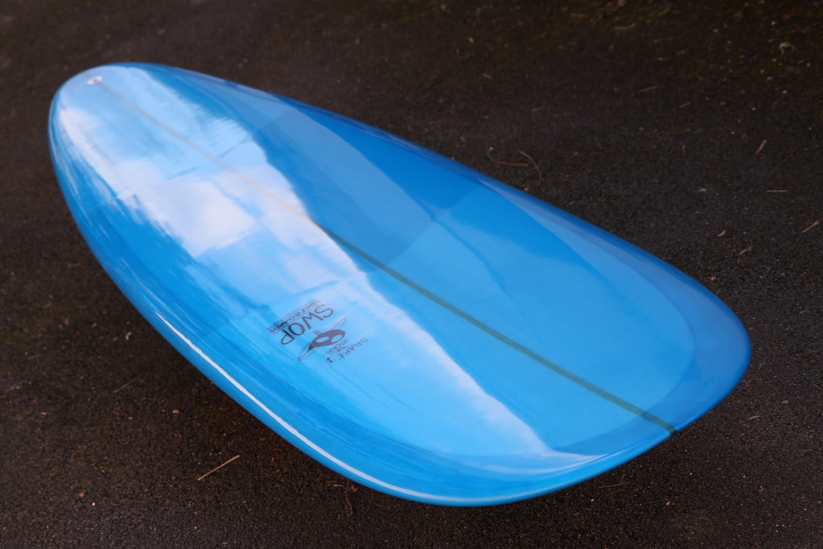 swop surfboards: BLUE MINI TANKER