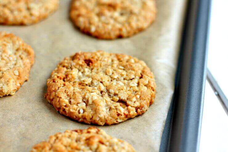 Golden Syrup and Oat Cookies - A Cornish Food Blog | Jam and Clotted Cream
