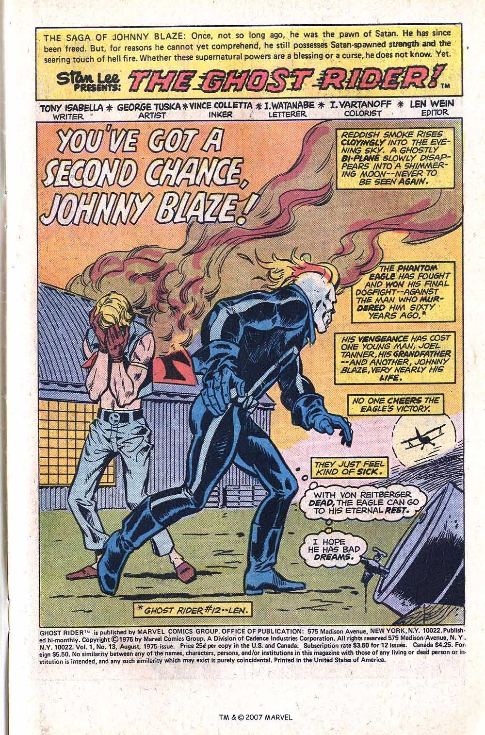 Diversions of the Groovy Kind: Making a Splash: Ghost Rider--the First 13