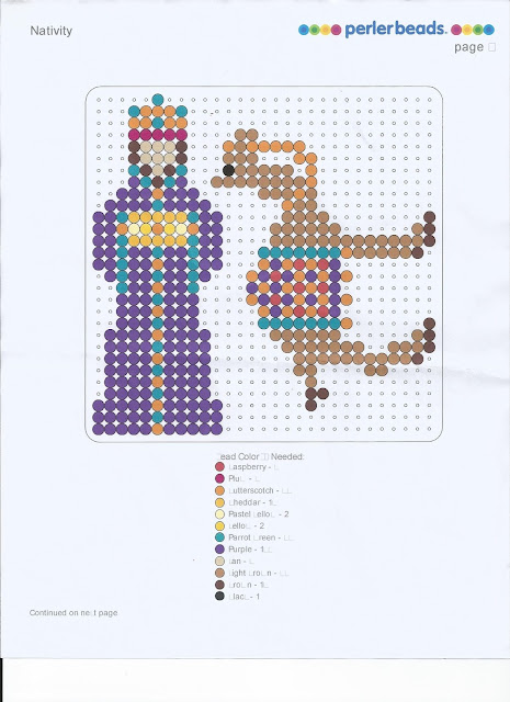 Almost Unschoolers: The Very First Noel and a Perler© Bead Nativity