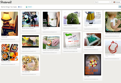 I can also put some of my own stuff up there - stuff I'm proud of and ...