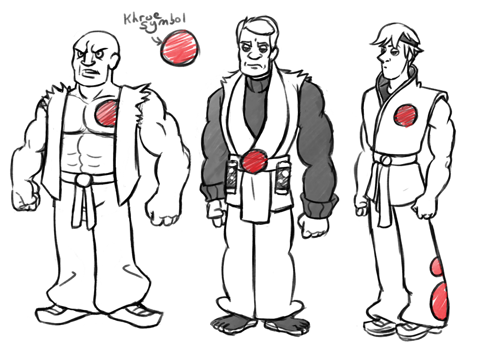 The Ramblin' Bear: The Dojo Character Designs