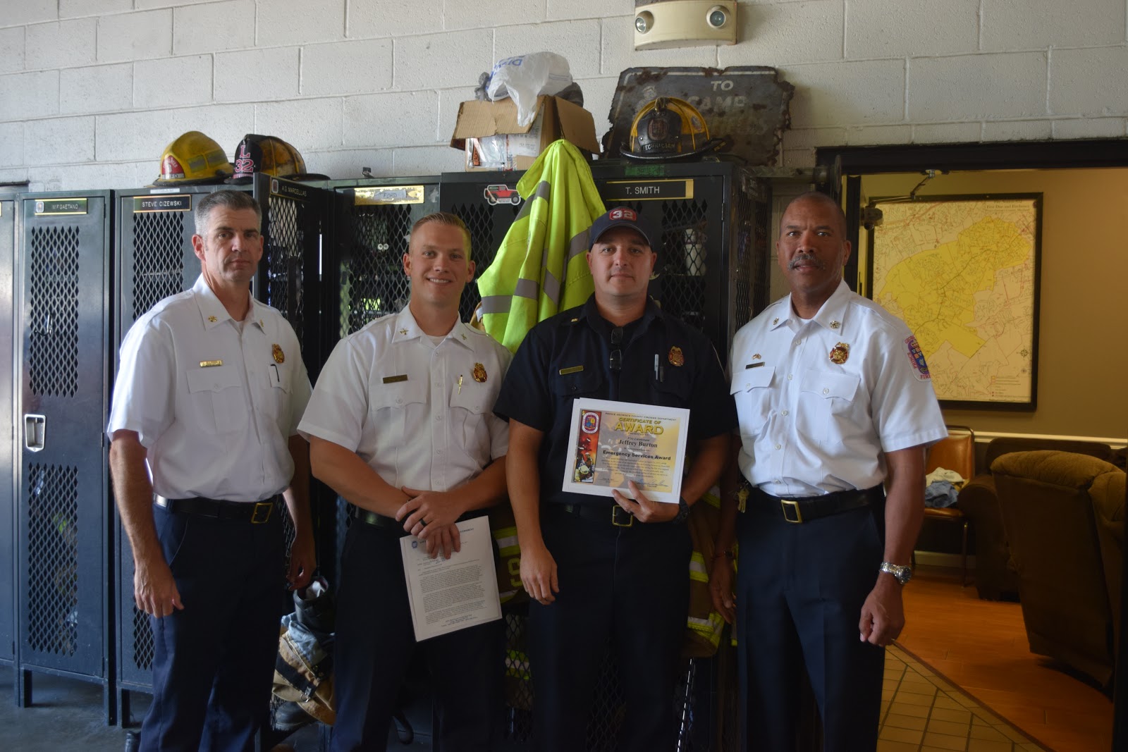 Nine PGFD Firefighters Recognized for Heroic Rescues at 2-Alarm Fire