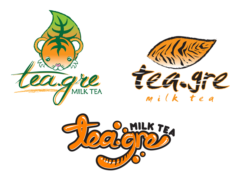 Logo Design: Tea.gre Milk Tea - csz97 Blog Folio