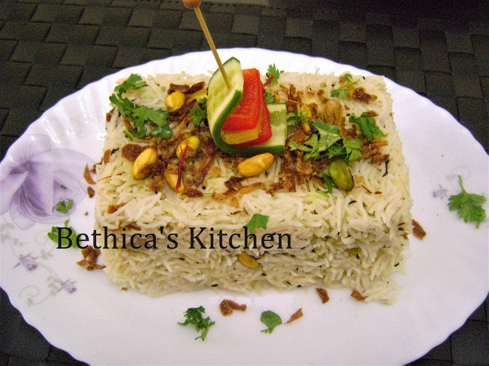 Bethica's Kitchen Flavours: Simple & Quick Khushka Biryani (Plain ...