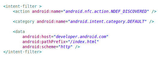 02 01 04 18 09 14 01 20 08: NFC Data Exchange Format (NDEF)