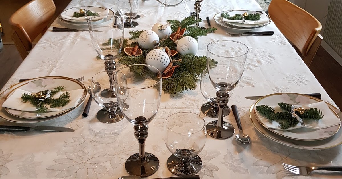 Min blogg om allt mellan himmel och jord: Juldukning och mat julafton 2018