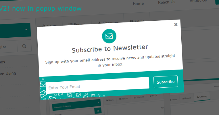 Pure CSS Pop Up Email Subscription Box For Blogger | MyBloggerAide