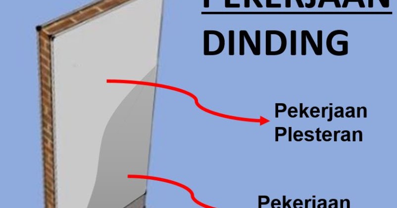 PEKERJAAN PLESTERAN DAN ACIAN PADA DINDING - KUMPUL ENGINEER