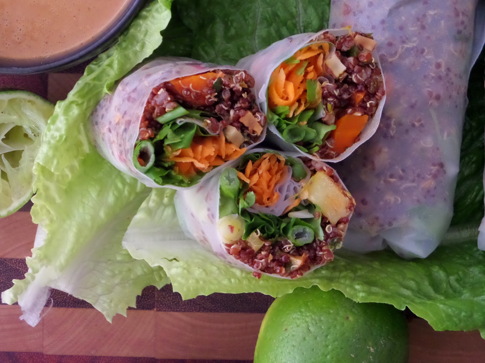 Becki Melvie: Spring Rolls + acoupla shots of Cancún