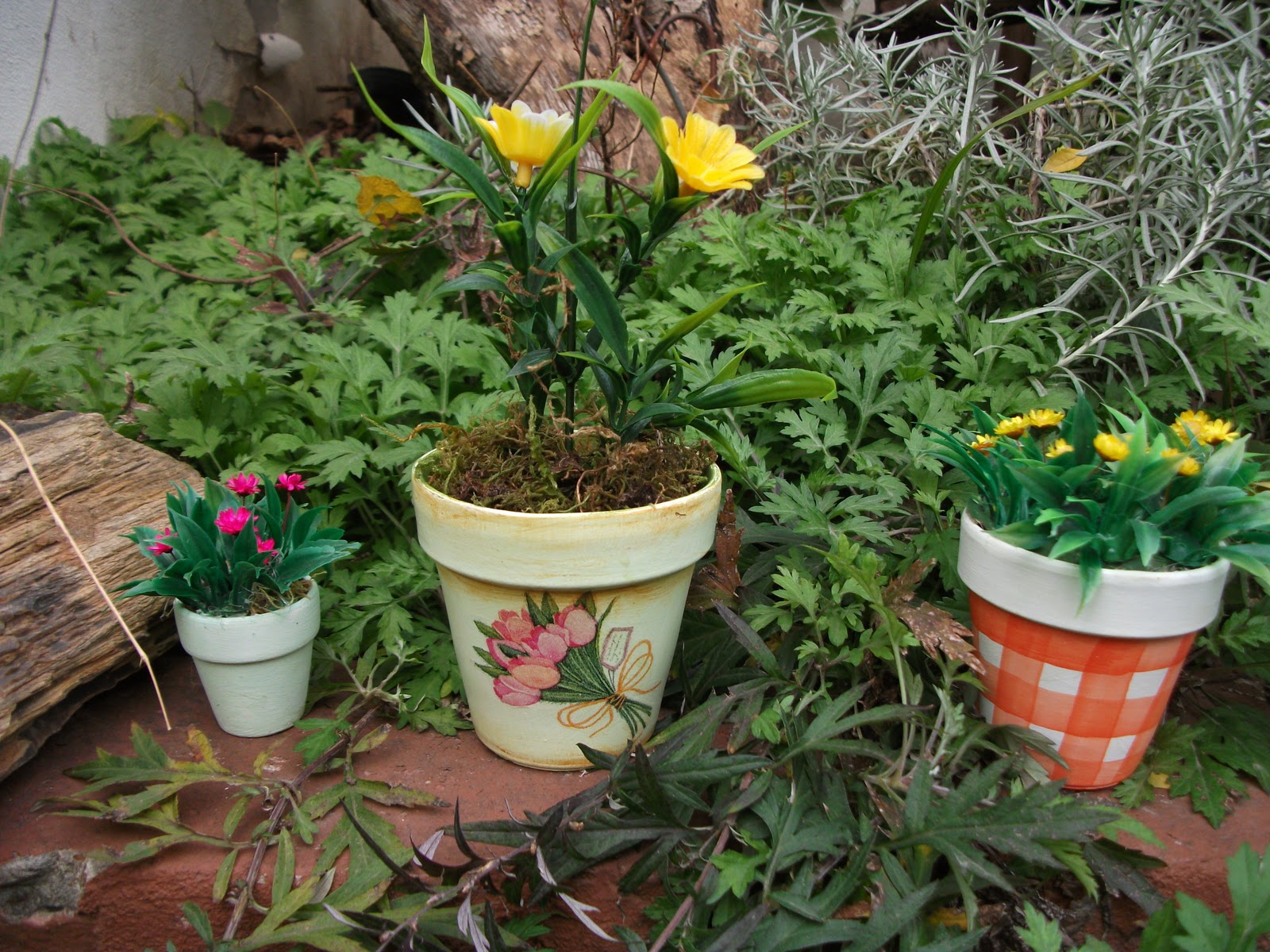 Mi Taller de Luz: Macetas con flores