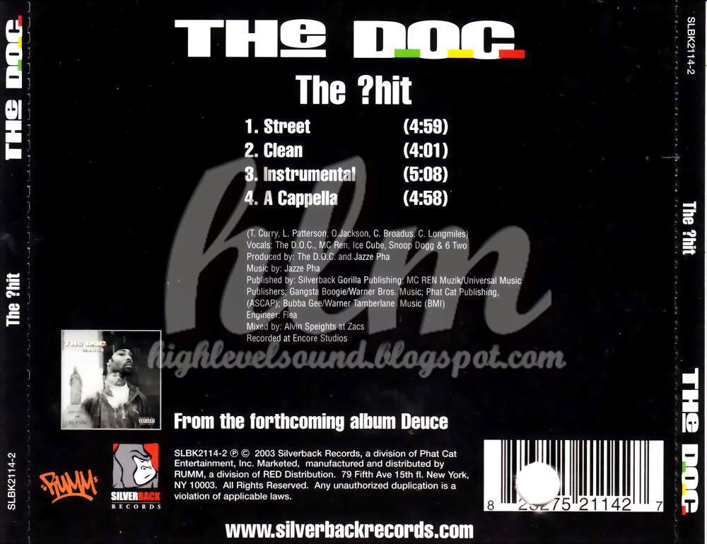 highest level of music: The D.O.C Feat. Ice Cube, 6TWO, MC Ren, Snoop ...
