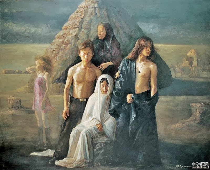 El Rincón de un Malagueño: LIU YAMING - 1962, pintor chino. Imágenes espléndidas.