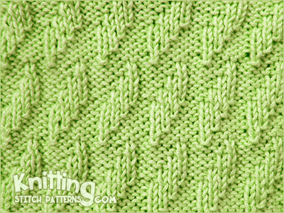 Rhombus Texture 🔅 Knitting Stitch Patterns