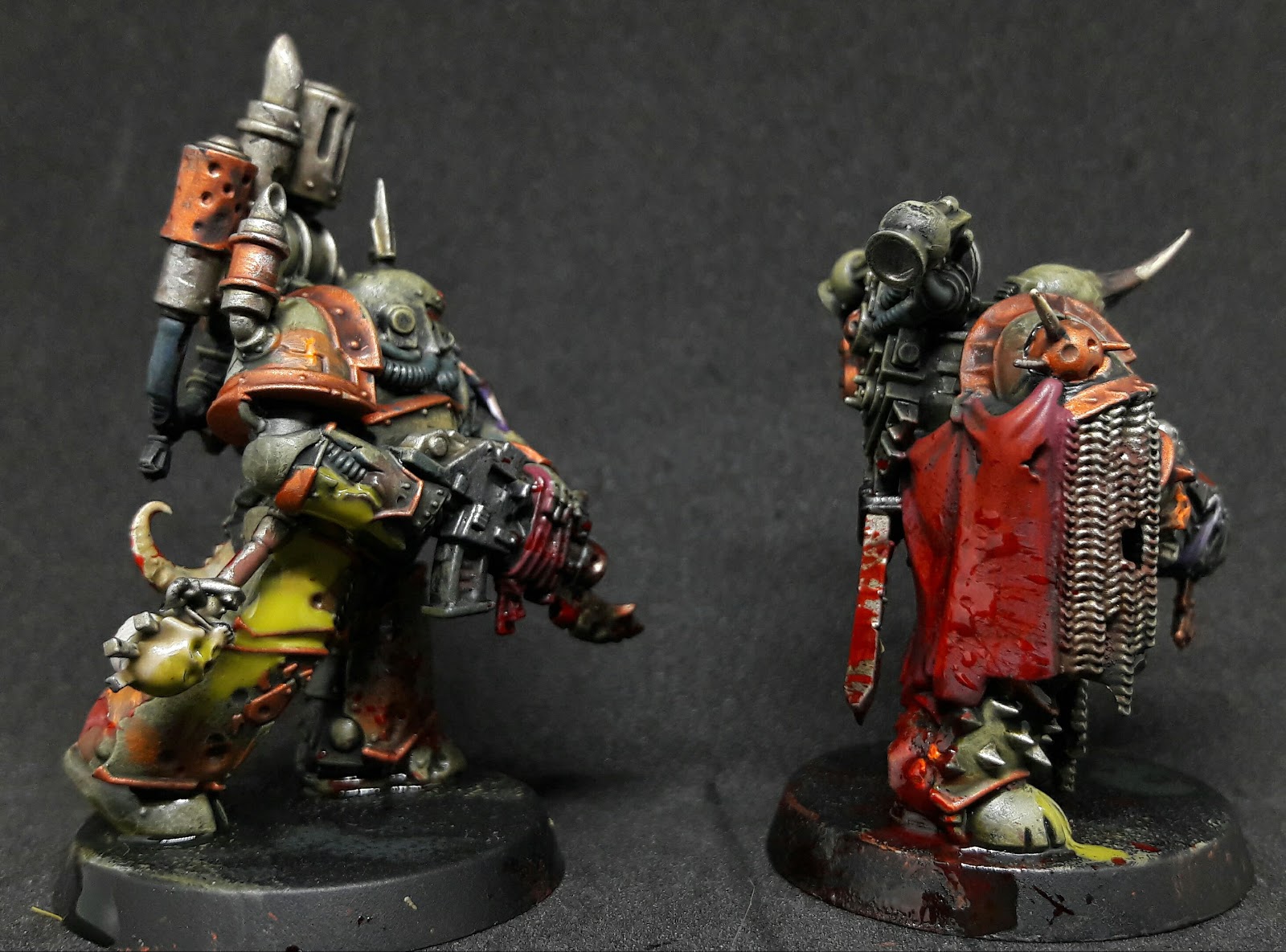 30Kplus40K: 8th Edition Deathguard Marines - Now With Added Paint!!