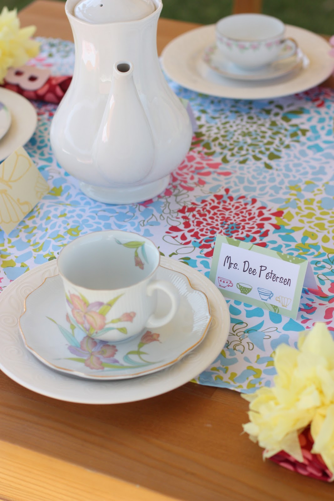 Kara's Party Ideas Mother, Daughter Tea Party 3rd Birthday Brunch ...