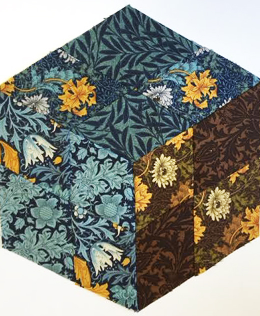 Barbara Brackman's MATERIAL CULTURE: Morris Hexathon 9: Red Lion Square